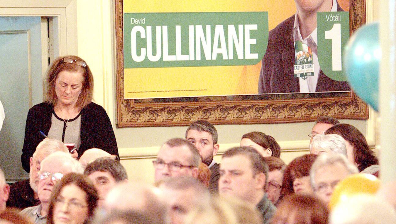 Previously unseen photo shows a young Conor McGuinness supporting David Cullinane from the crowd ...