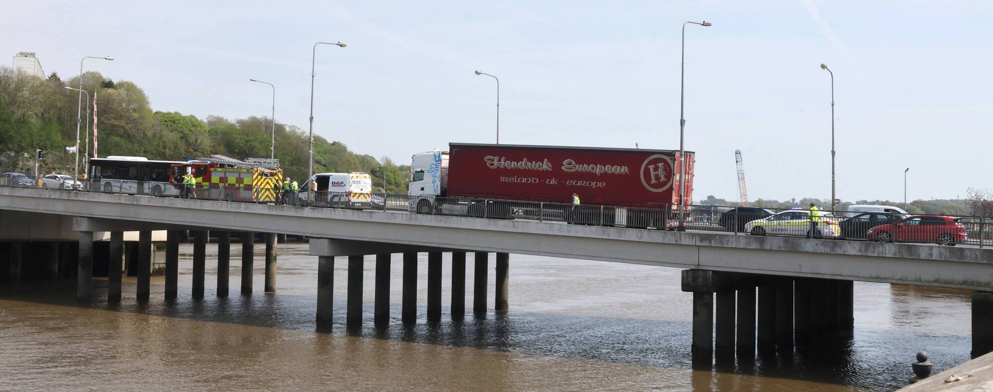 Gardaí and fire service at the scene of an incident on Waterford's Rice ...