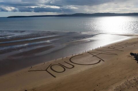 Waterford foster families help create world's largest ever sand message ...