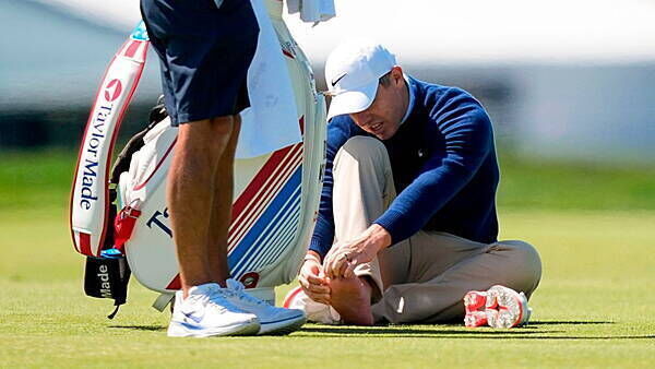 Rory McIlroy troubled by foot problem in US PGA Championship practice ...